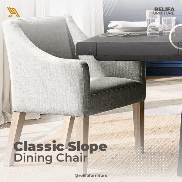 Classic Slope Dining Chair - PT Relifa Art Furniture